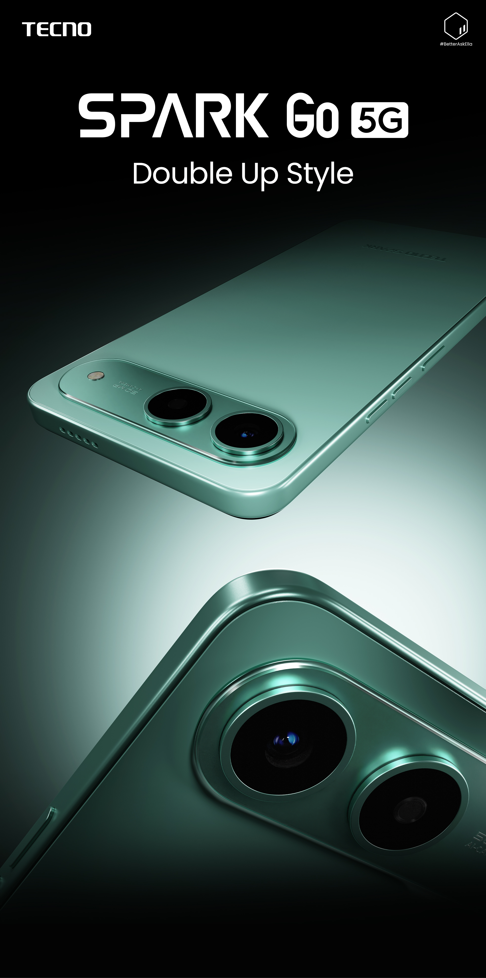 TECNO SPARK Go 5G - Double Up Your Style and 5G Speed